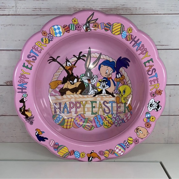 Warner Bros. | Holiday | Vintage 996 Looney Tunes Happy Easter Bowl ...
